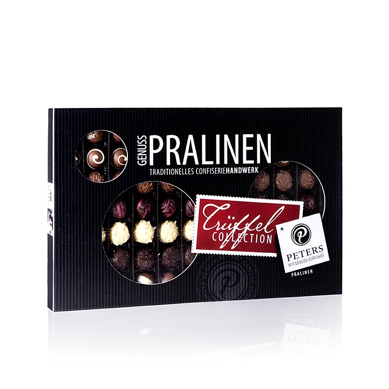 Selection truffle praline mix, with alcohol Peters, 950g, box