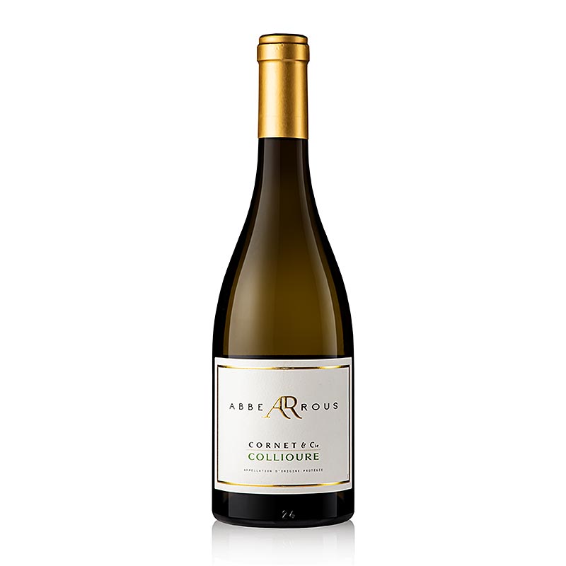 2021 Mas Cornet Collioure blanc, dry, % vol., Abbe Rous, 750ml, Bottle