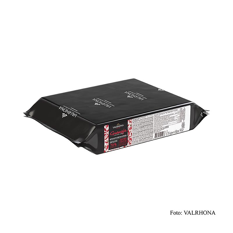 Valrhona Guanaja Grand Cru, tumma peite, lohko, 70 % kaakaota, 3kg, lohko