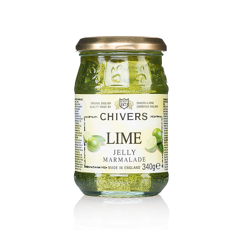 Lime Jam - with finely sliced lime peel, by Chivers, 340 g, Glass